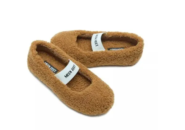 Moon Boot Round Toe Slip On Ballerina