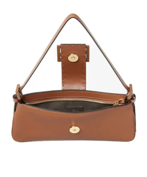 Fendi Selleria Baby B. Baguette Bag - Brown