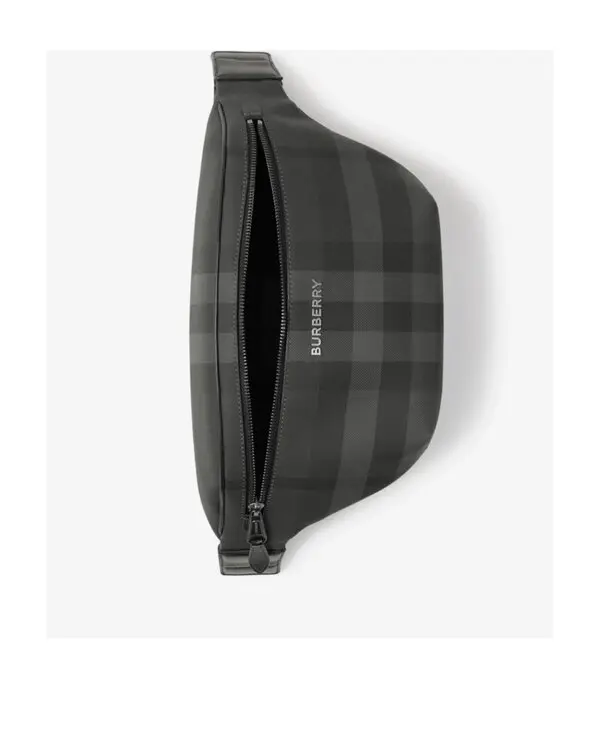 Burberry Cason Checked Zipped Belt Bag