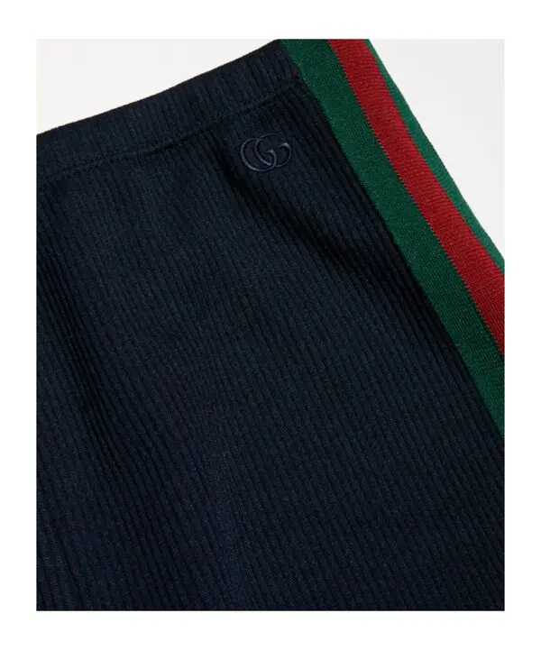 Gucci Side-stripe Cropped Pants