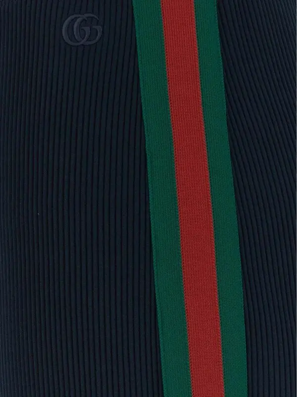 Gucci Side-stripe Cropped Pants