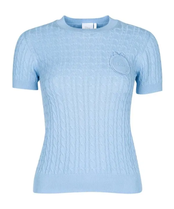 Dior Short-sleeved Sweater - Blue