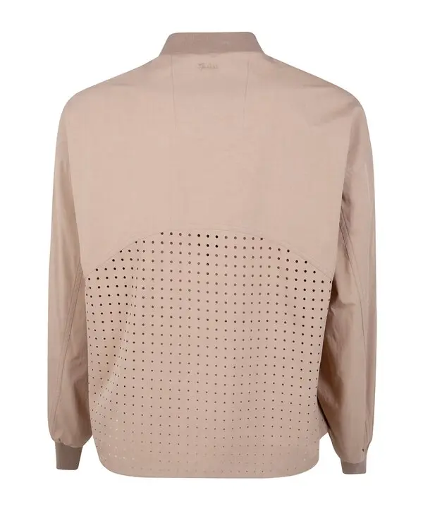 Herno Perforated Panel Zip-up Jacket