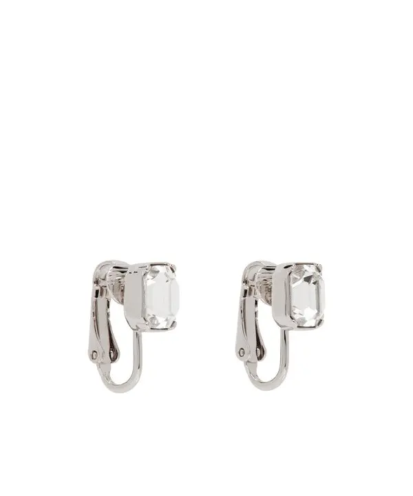 Dsquared2 Embellished Logo-engraved Clip Earrings