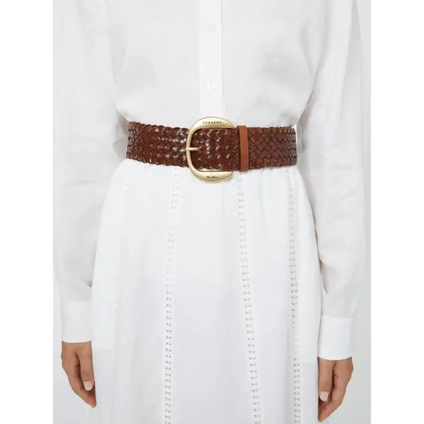 Max Mara Braided Buckle Belt
