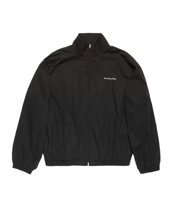 Acne Studios Logo Zip-up Jacket - Black
