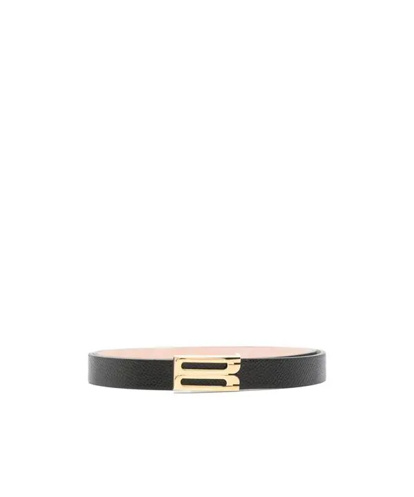 Victoria Beckham Pin Buckle Belt - Black
