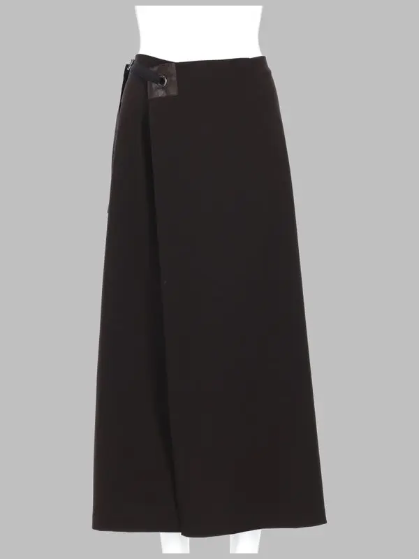 Paloma Wool Wrap Midi Skirt With Buckled Detail - No