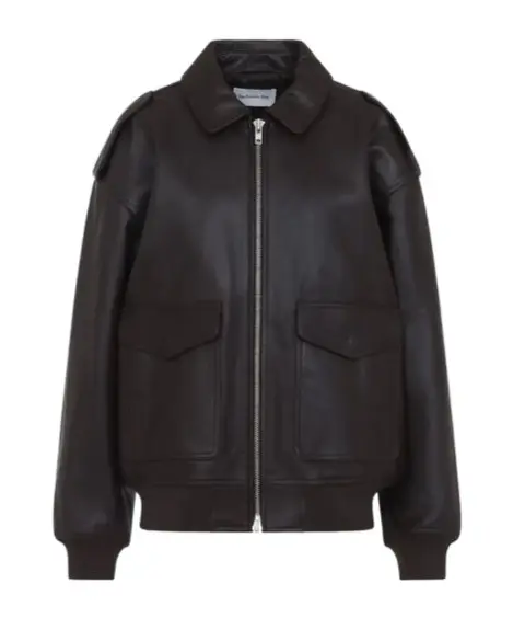 THE FRANKIE SHOP Viper Leather Jacket