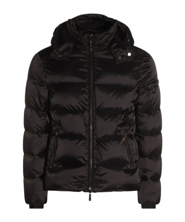 MOORER Quilted Hooded Coat