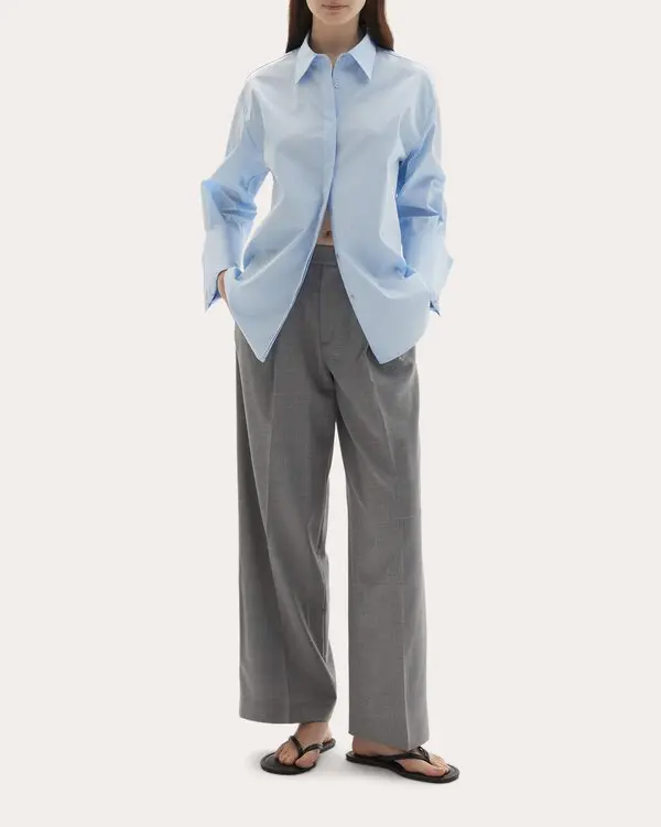 JOAEN Lowell Italian Cotton Button-up Top
