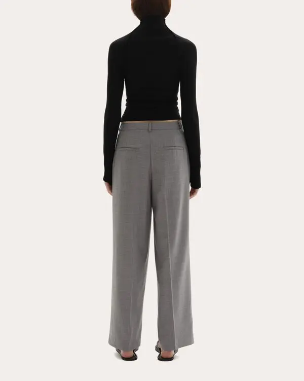 JOAEN Ila Pleated Wool Trousers