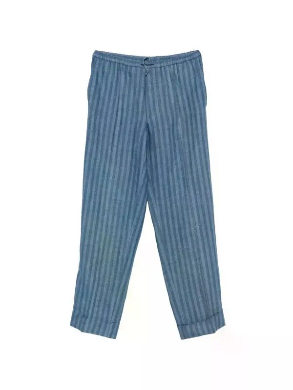 ROMEO GIGLI Striped Drawstring Trousers