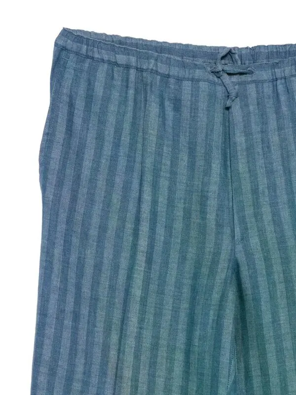 ROMEO GIGLI Striped Drawstring Trousers