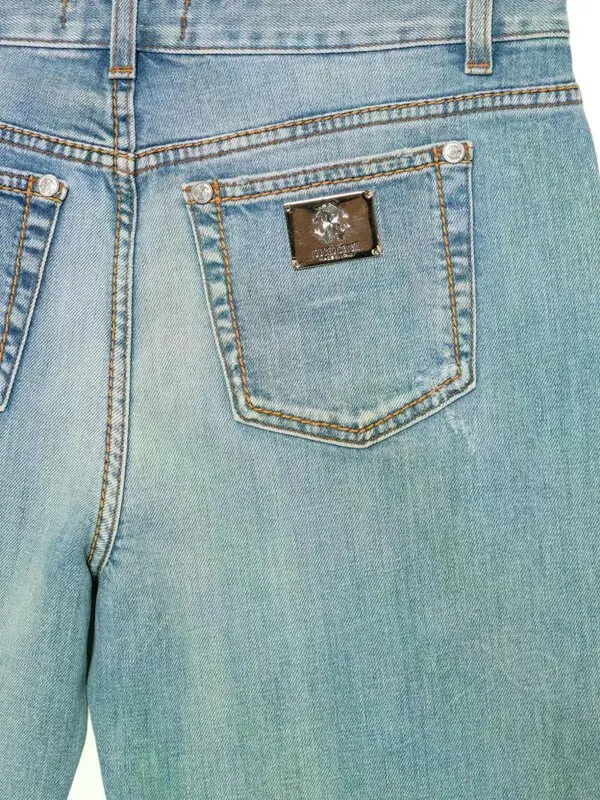 Roberto Cavalli 2000s Logo Plaque Jeans