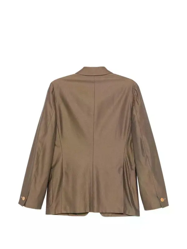 ROMEO GIGLI 1999s Diagonal-stripe Button-up Jacket