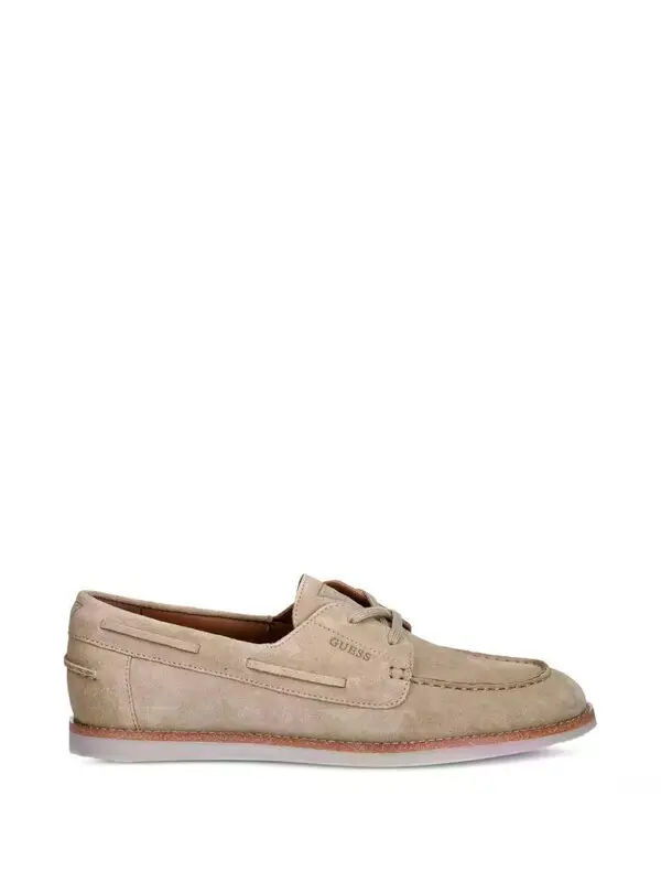 Guess Opperne Lace-up Loafers - Neutrals
