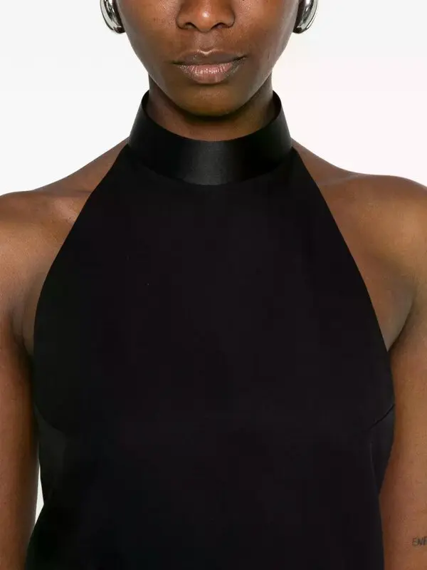 Alexander McQueen Halterneck Backless Top