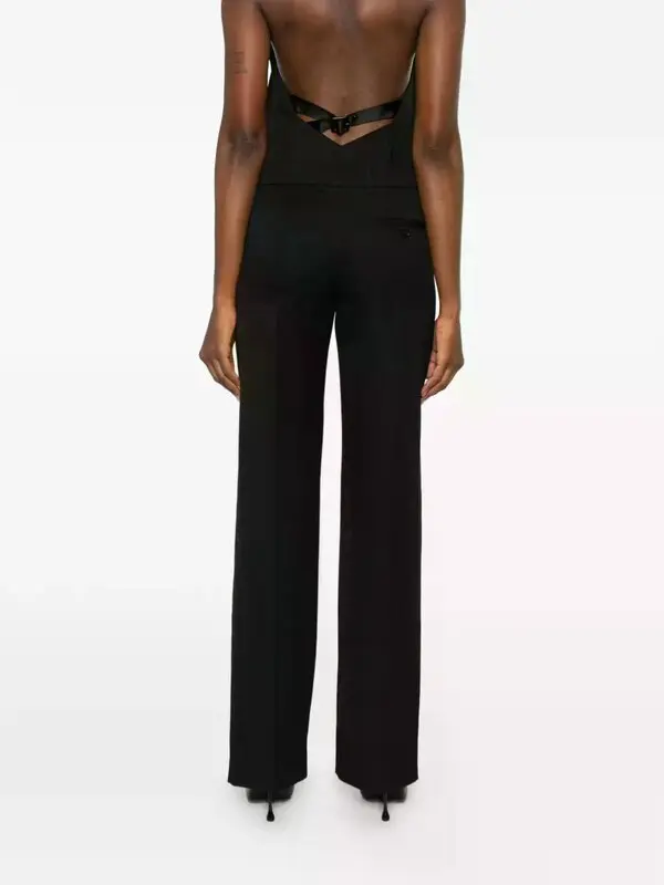 Alexander McQueen Tailored Trousers With Satin Trim