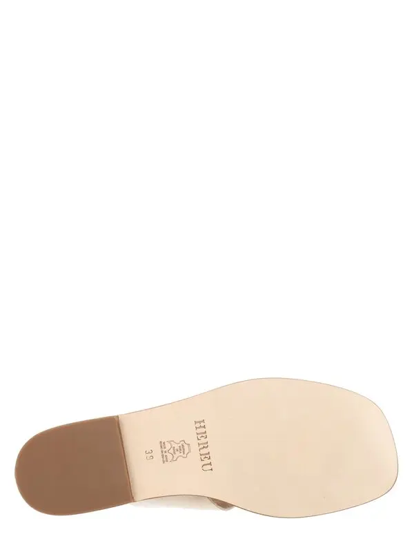 Hereu Asymmetric Tie-fastening Sandals
