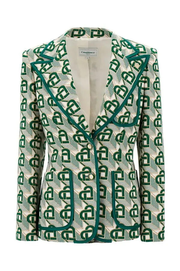 Casablanca Printed Blazer