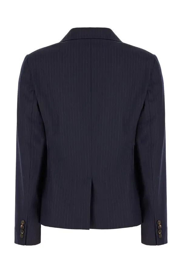 Max Mara Pinstripe Blazer - Multicolor