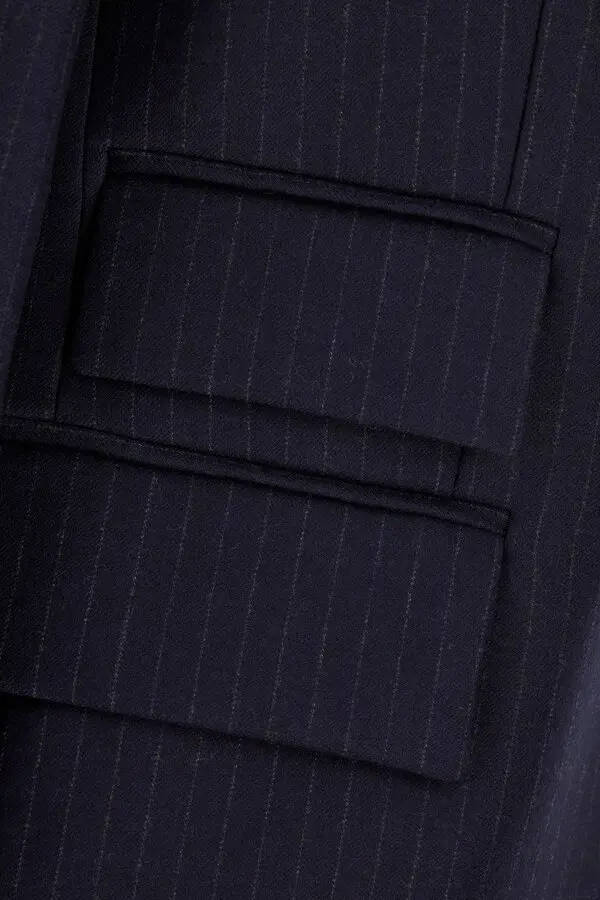 Max Mara Pinstripe Blazer - Multicolor