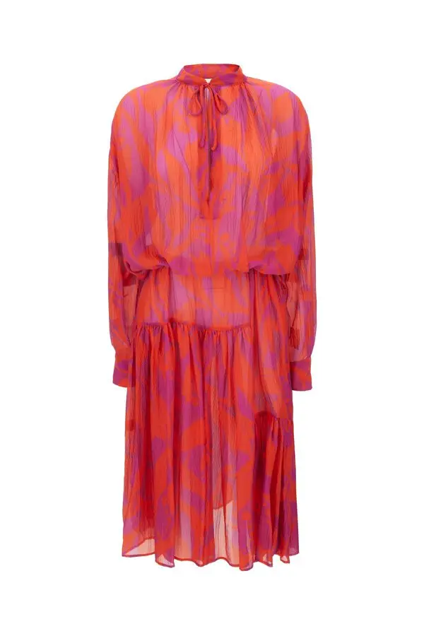 Dries Van Noten Printed Dress - Multicolor
