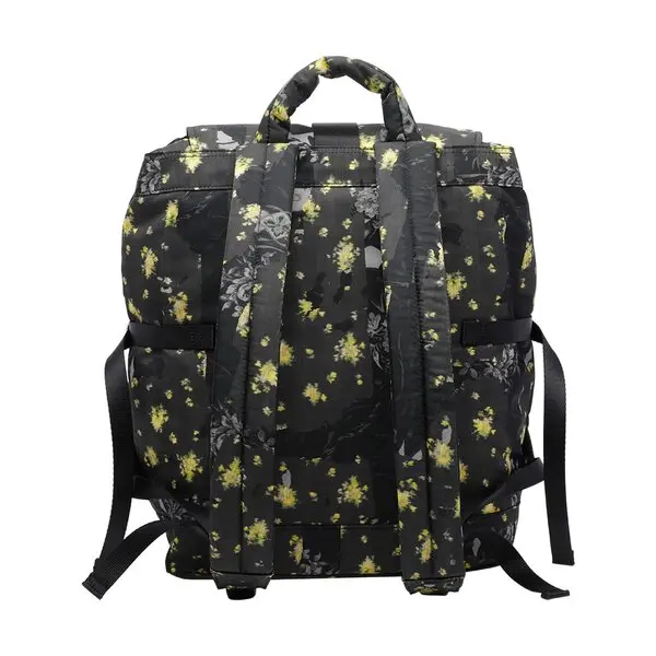 GANNI Floral Print Re-tech Backpack - Gray