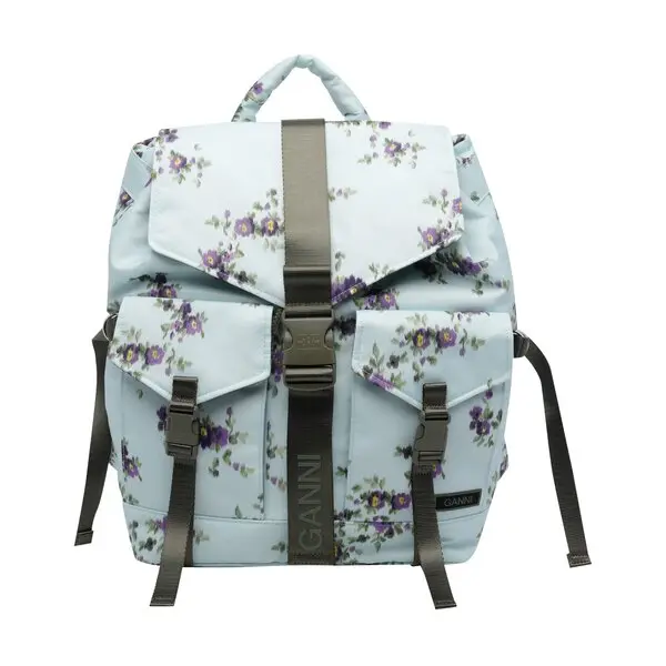 GANNI Re-tech Printed Backpack