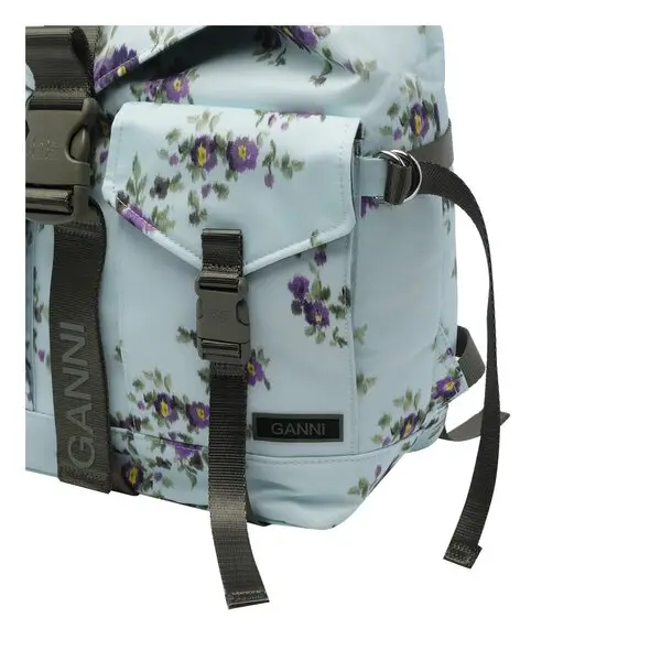 GANNI Re-tech Printed Backpack