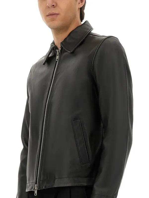 SUNFLOWER Giacca Corta Leather Jacket