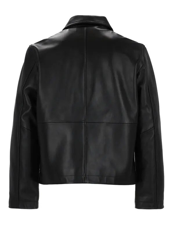 SUNFLOWER Giacca Corta Leather Jacket