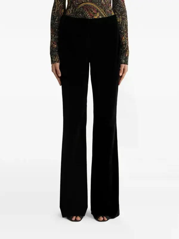 Etro Velvet Trousers - Black