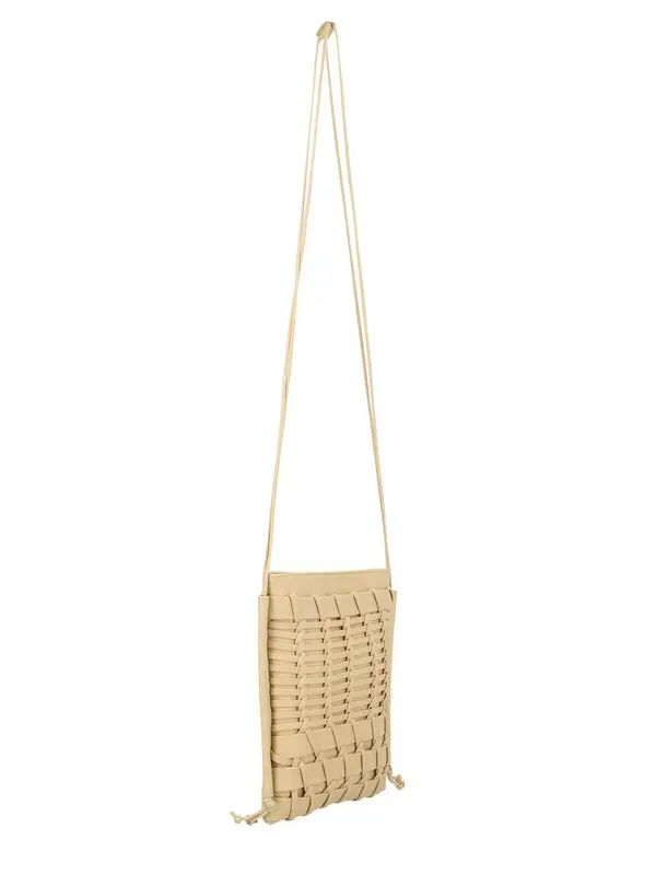 Hereu Trena Leather Shoulder Bag - Ivory