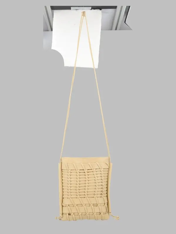 Hereu Trena Leather Shoulder Bag - Ivory