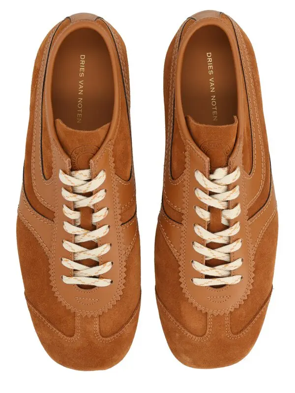 Dries Van Noten Suede Lace-up Sneakers