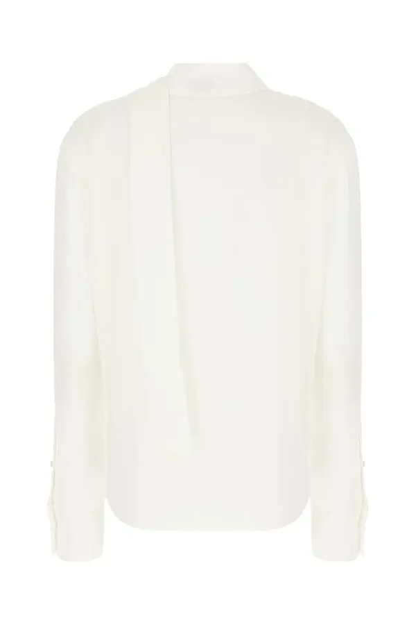 Alexander McQueen Long Sleeve Blouse With Tie Detail