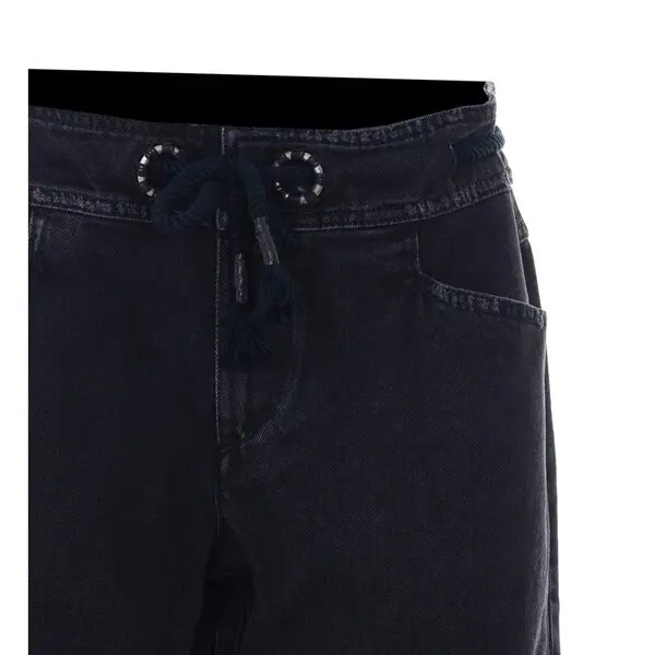 Isabel Marant Étoile Alison Perforated Straight-leg Jeans - Black