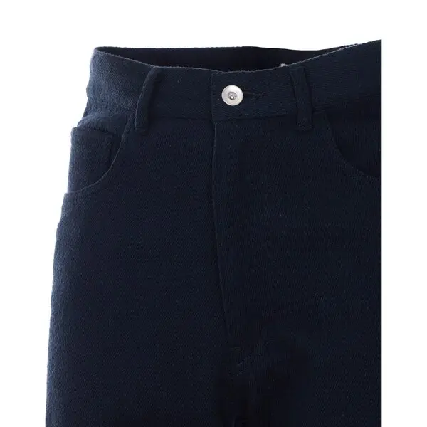 Auralee Wide Leg Silk Trousers