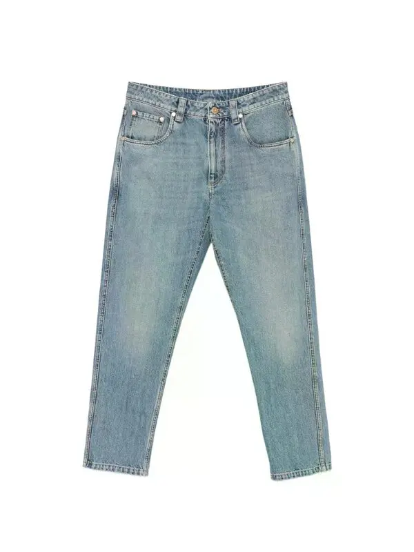 Brunello Cucinelli Light Faded Wash Jeans