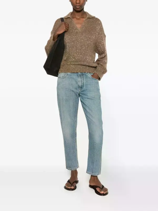 Brunello Cucinelli Light Faded Wash Jeans