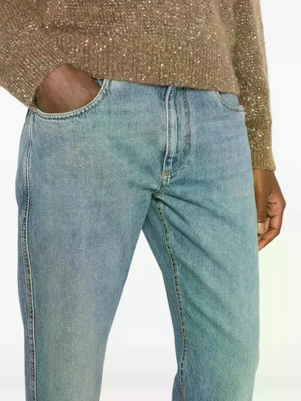 Brunello Cucinelli Light Faded Wash Jeans