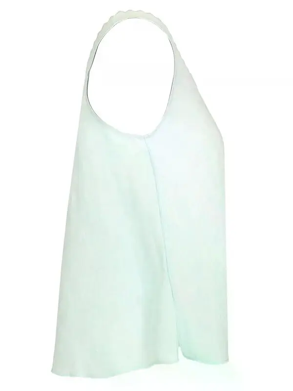 FORTE_FORTE Scalloped Edge Embroidered Top