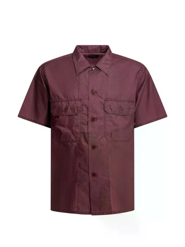 BEAMS Short-sleeve Chest-pockets Shirt