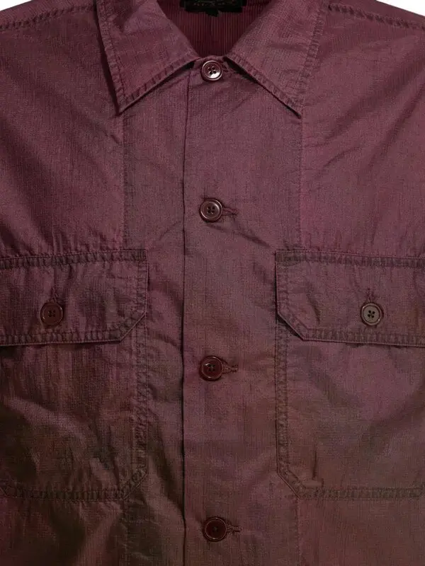 BEAMS Short-sleeve Chest-pockets Shirt