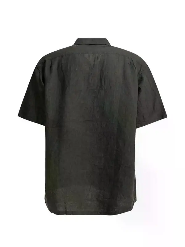 BEAMS Short-sleeve Linen Shirt