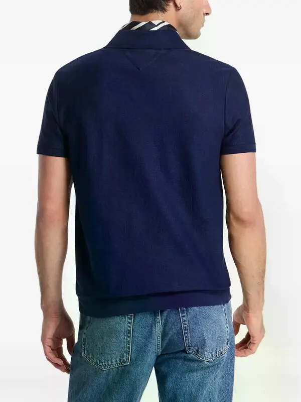 Tommy Hilfiger Textured-finish Polo Shirt