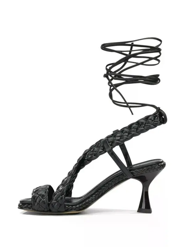 TONI PONS Braided Tie-fastening Sandals