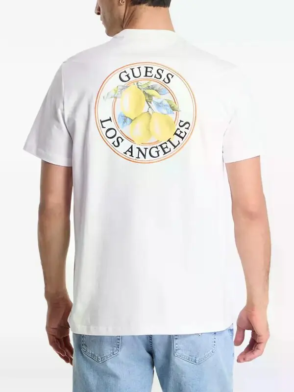 Guess Los Angeles Graphic-print Crew-neck T-shirt